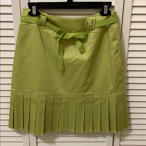 Carlisle | Skirts | Carlisle Green Skirt Set With Pink Trim | Poshmark